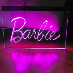Other | Barbie Led Neon Light Sign 8x12 | Poshmark